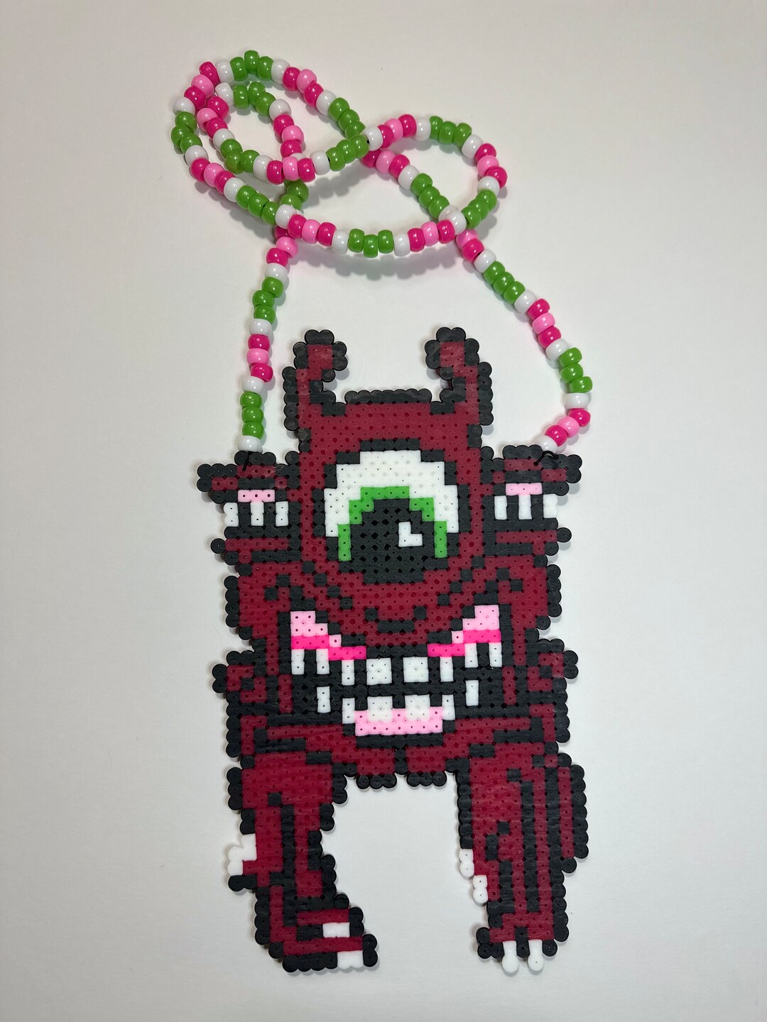 Perler Necklace DJ Subtronics Cyclops Army - Etsy