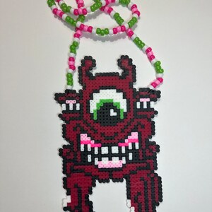 Perler Necklace DJ Subtronics Cyclops Army - Etsy