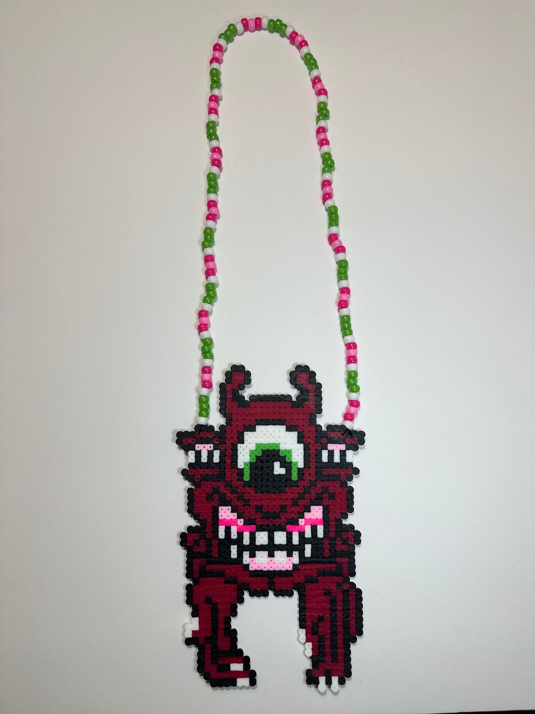 Perler Necklace DJ Subtronics Cyclops Army - Etsy