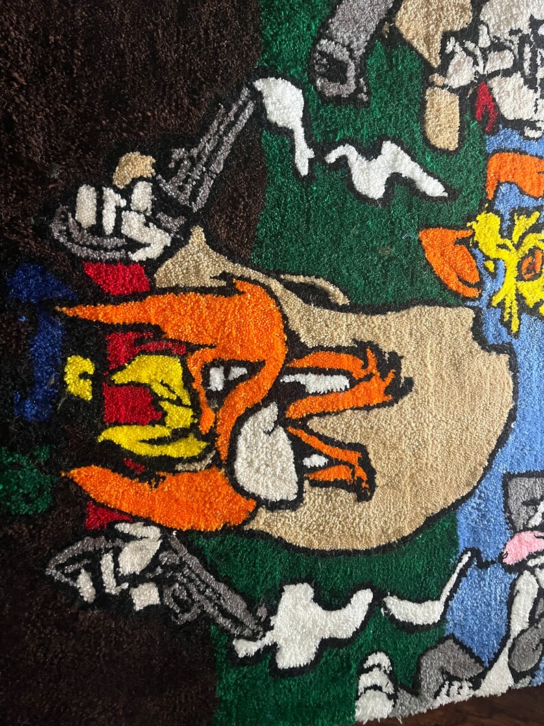 Custom Tufted Cartoon Rug - Etsy