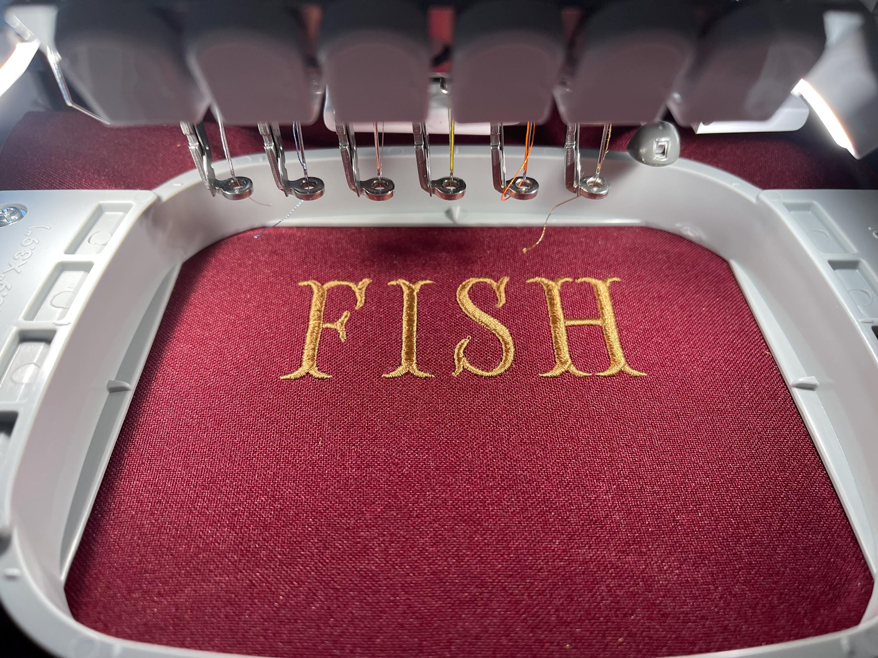 Fishtail Machine Embroidery Font, Monogram Font in 11 Sizes, Native BX ...