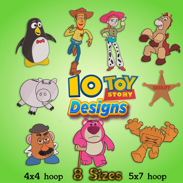 Toy Story Embroidery Designs - Etsy