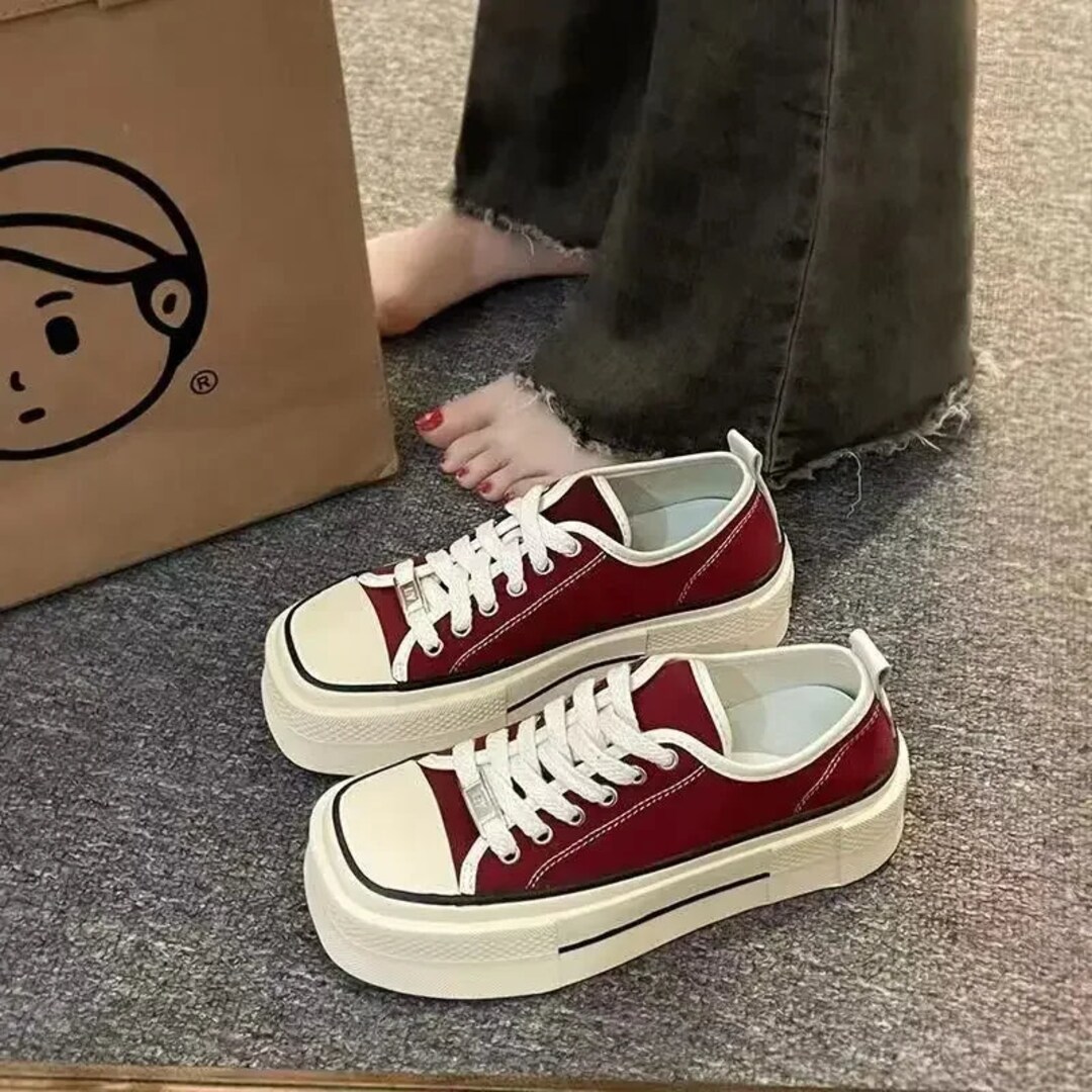 Platform Shoes,y2k Vintage Sneakers, Casual Sports Trainers, Chunky ...