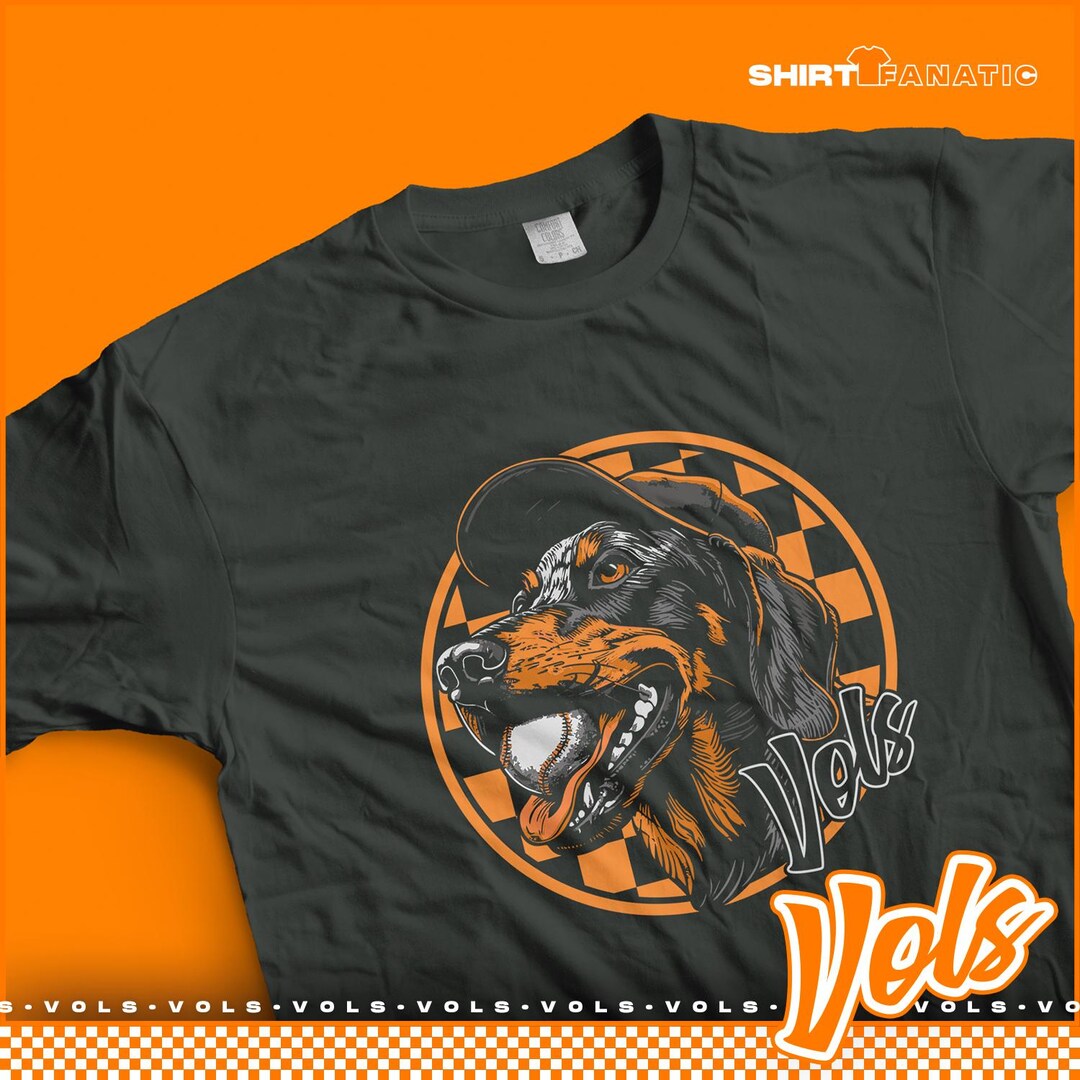 Tennessee Vols Baseball Shirt, Gray Relaxed Fit, Vintage Tee, Premium ...