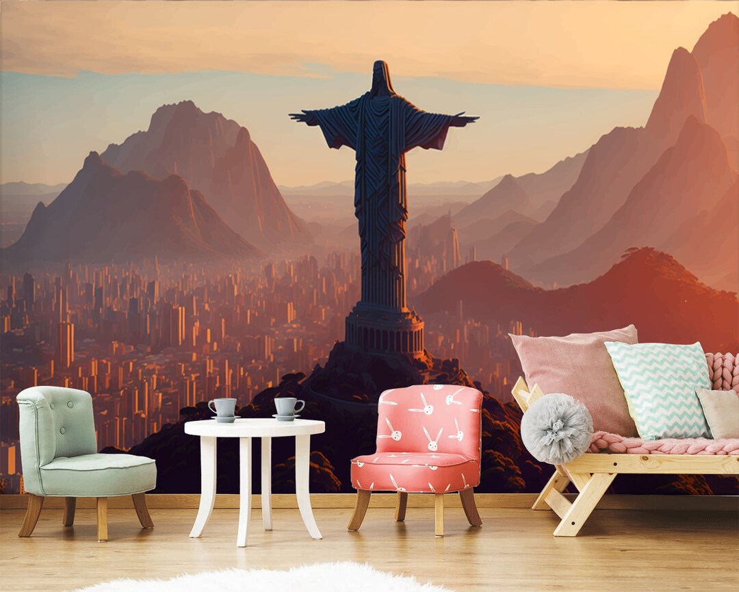 Christ the Redeemer Wallpaper,statue of Christ Overlooking Rio De ...
