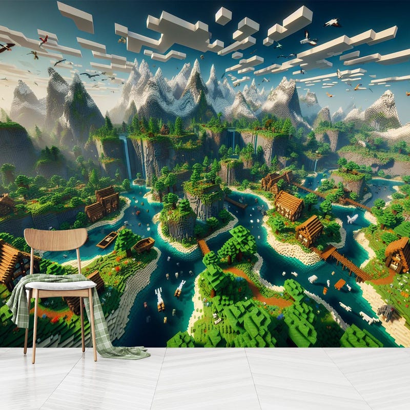 Video Game Mural - Etsy