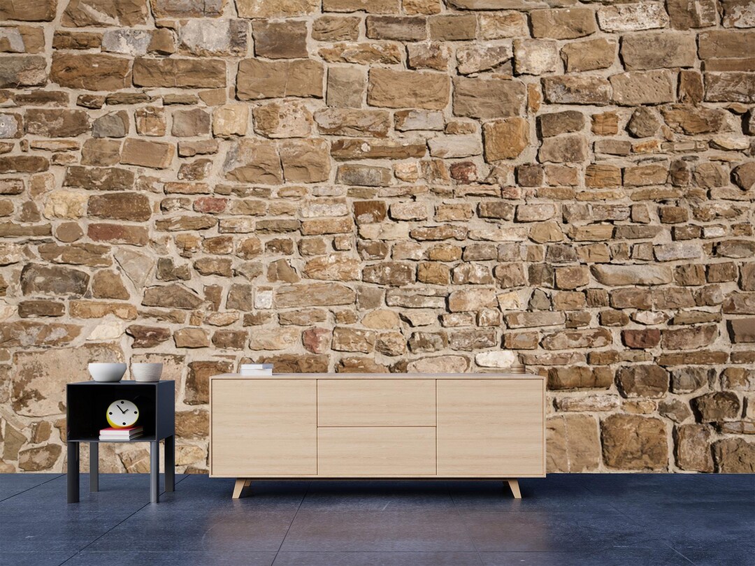 Irregular Old Stone Design Wallpaper,old Stone Wall Art,stone Wall ...