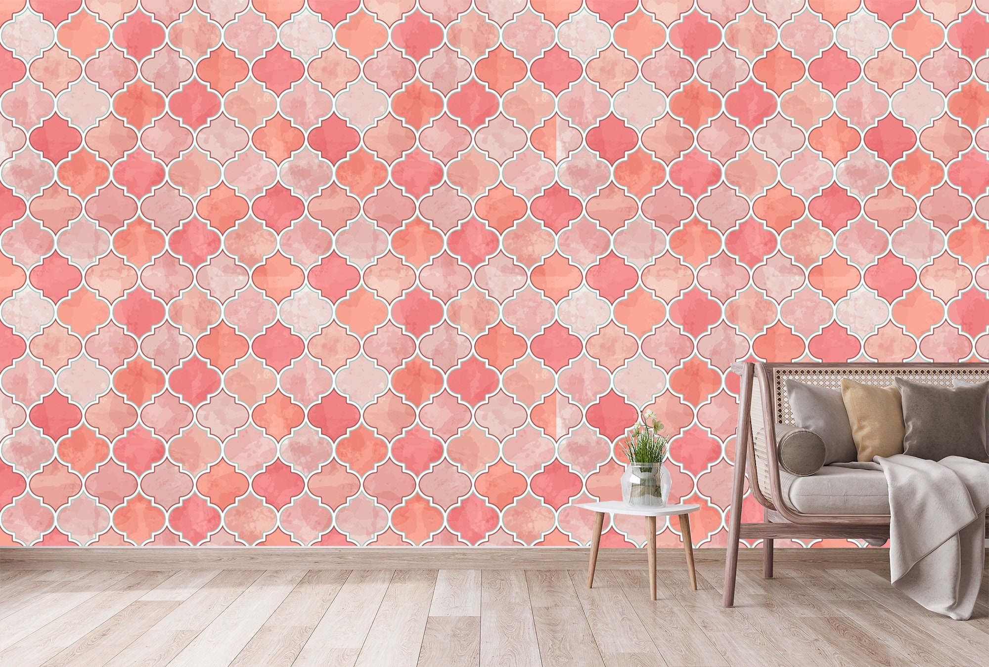 Moroccan Seamless Wallpaper,moroccan Mosaic Pattern Wall Decor,arabian ...