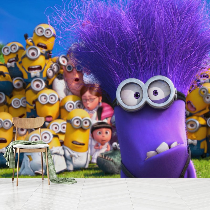 Minion Wall Mural - Etsy