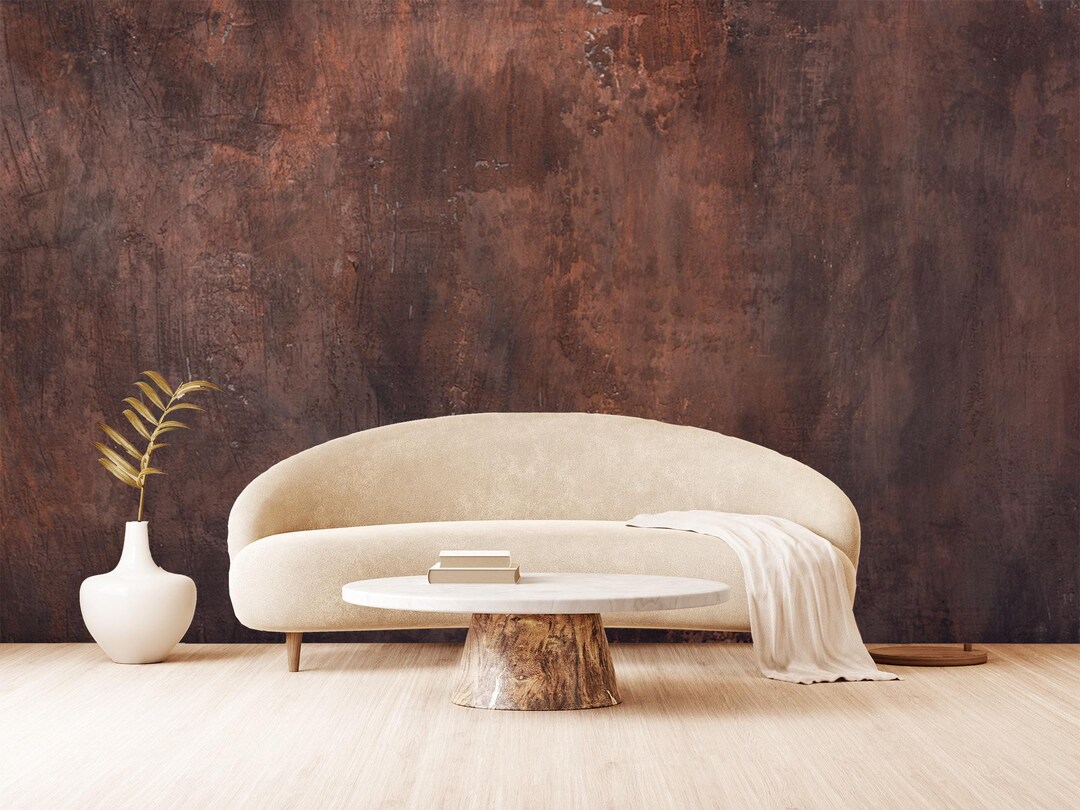 Rusty Metal Texture Concrete Wallpaper,rusty Metal Self Adhesive Wall ...