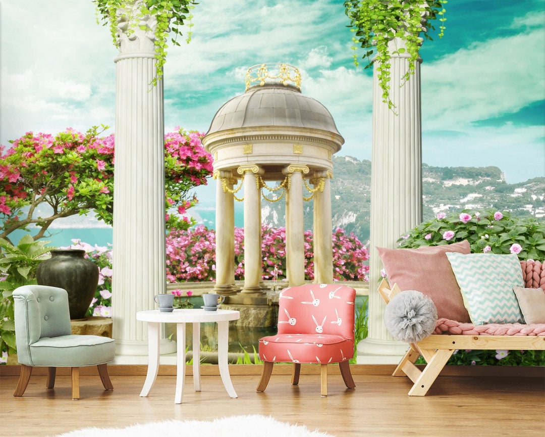 Ancient Greek Mythology Wallpaper: Peel and Stick Non-woven Wall Art ...