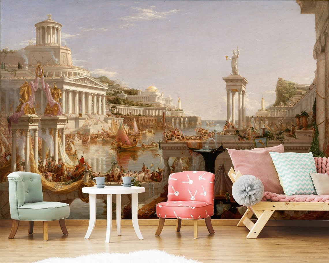 Ancient Greek Mythology Wallpaper: Renaissance Antique Wall Decor (peel ...