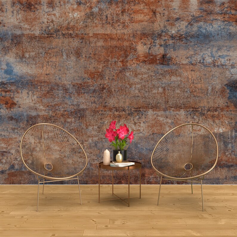 Rusty Copper Wallpaper, Old Copper Background Wall Design, Rusty Wall ...