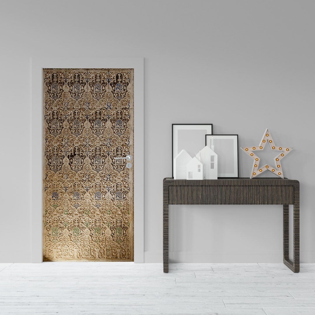 Door Wall Stickers ,old Metal Door, Arabic Door Stickers , Door ...