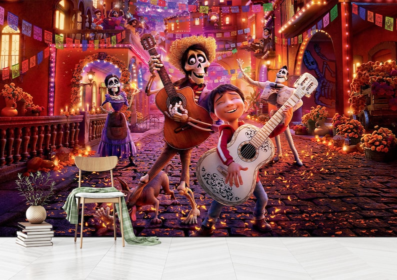Coco Movie Wall Mural: Self-adhesive Nursery Decor - Etsy