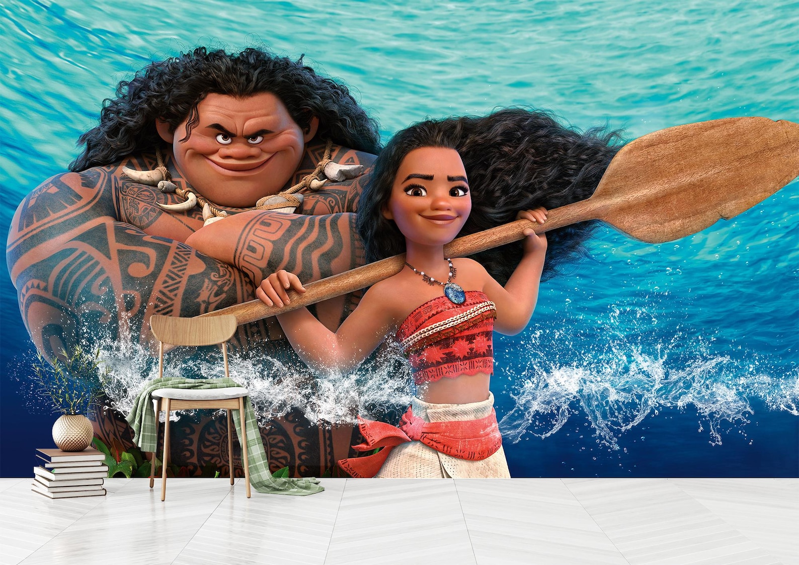 Moana Peel and Stick Wall Mural: Nursery Decor, Non-woven Wallpaper - Etsy