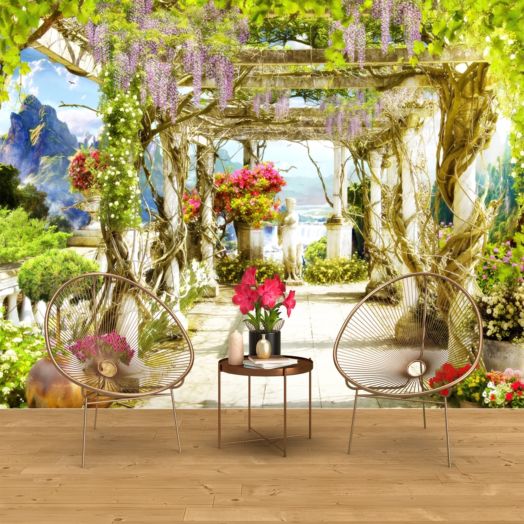 Greece Wall Design,ancient Garden Wall Decor,ancient Greece Wall Art ...