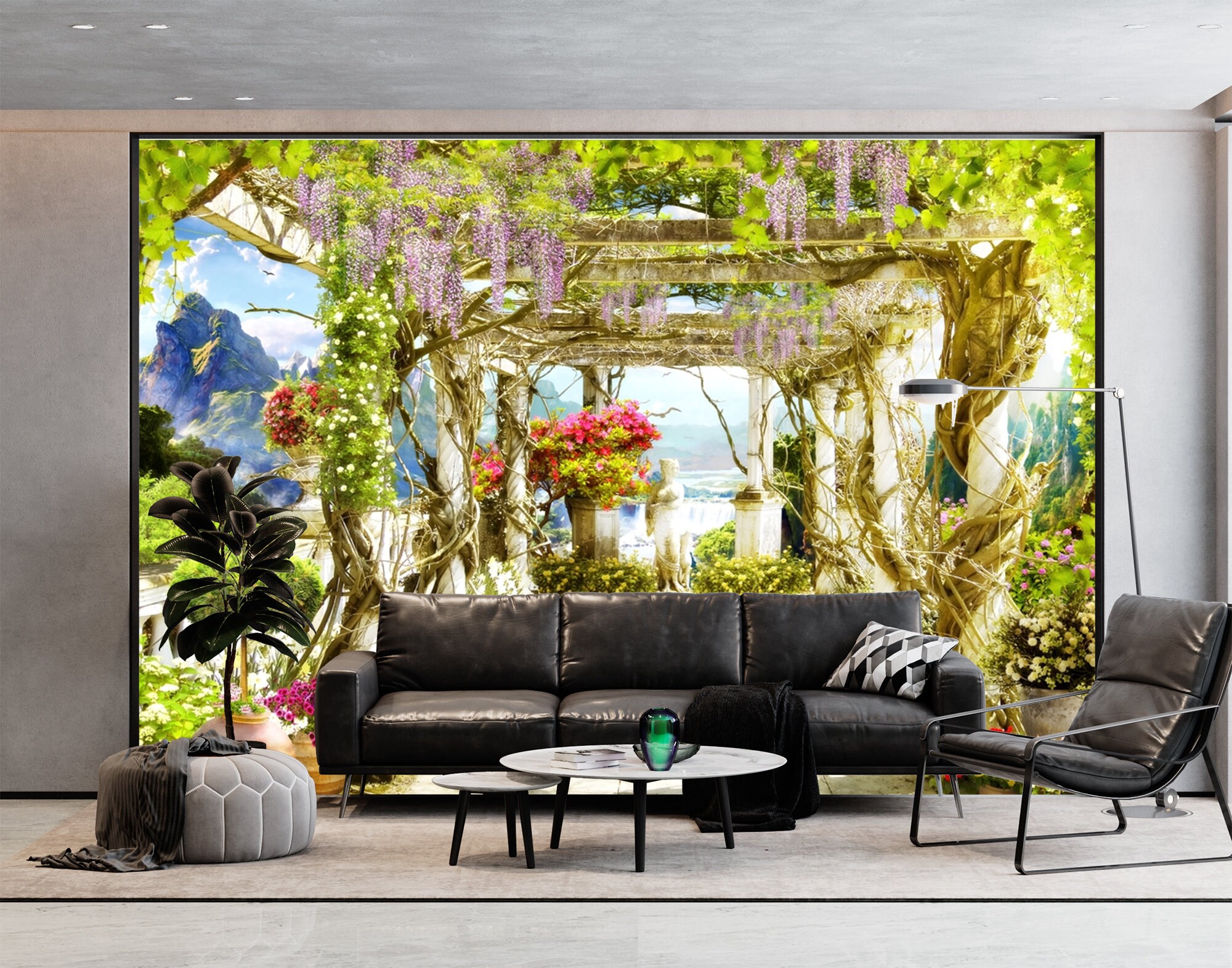 Greece Wall Design,ancient Garden Wall Decor,ancient Greece Wall Art ...