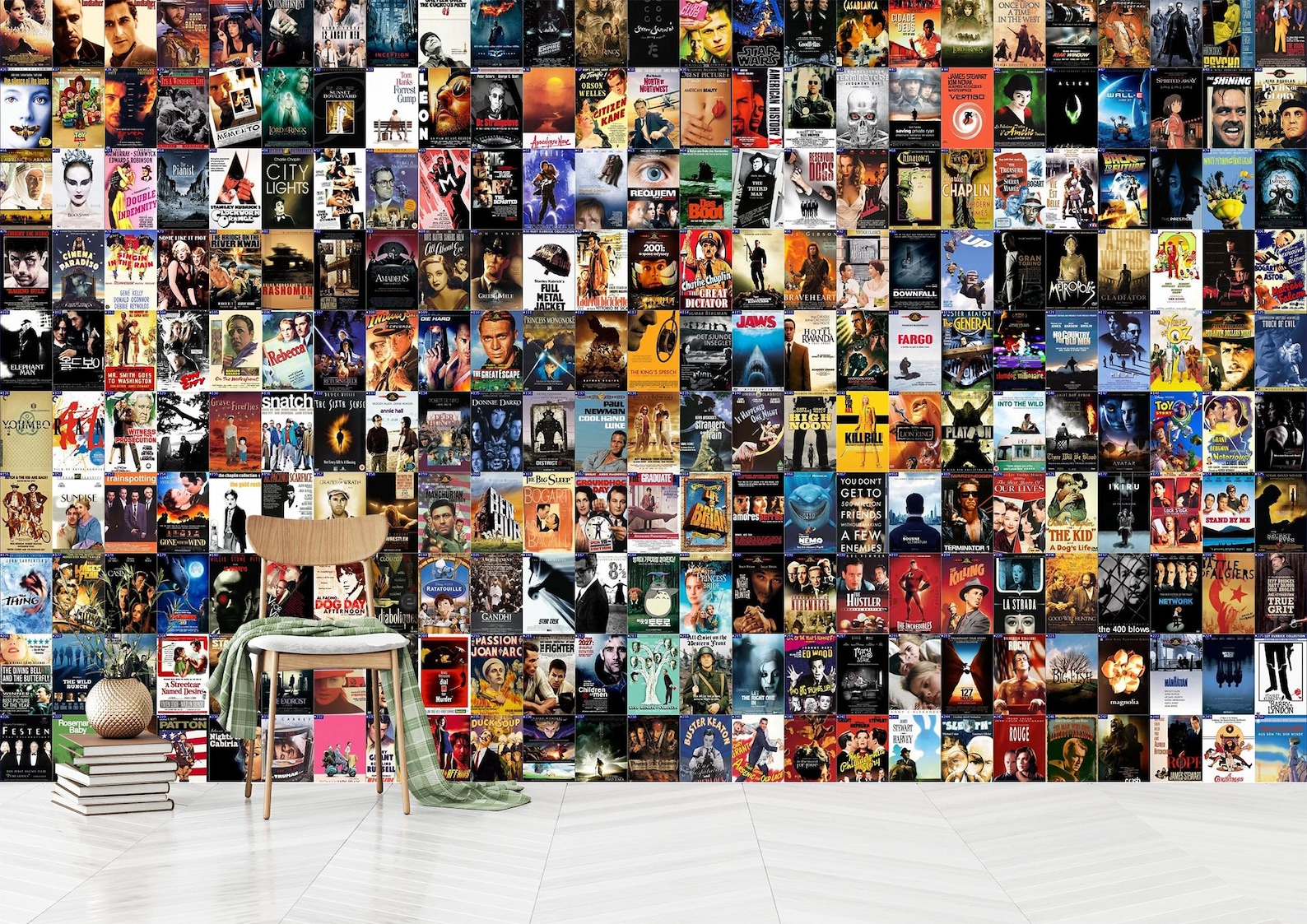 Movie Posters Wallpaper: Self-adhesive Non-woven Wall Covering - Etsy