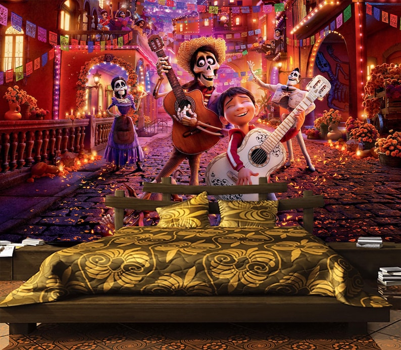 Coco Movie Wall Mural: Self-adhesive Nursery Decor - Etsy