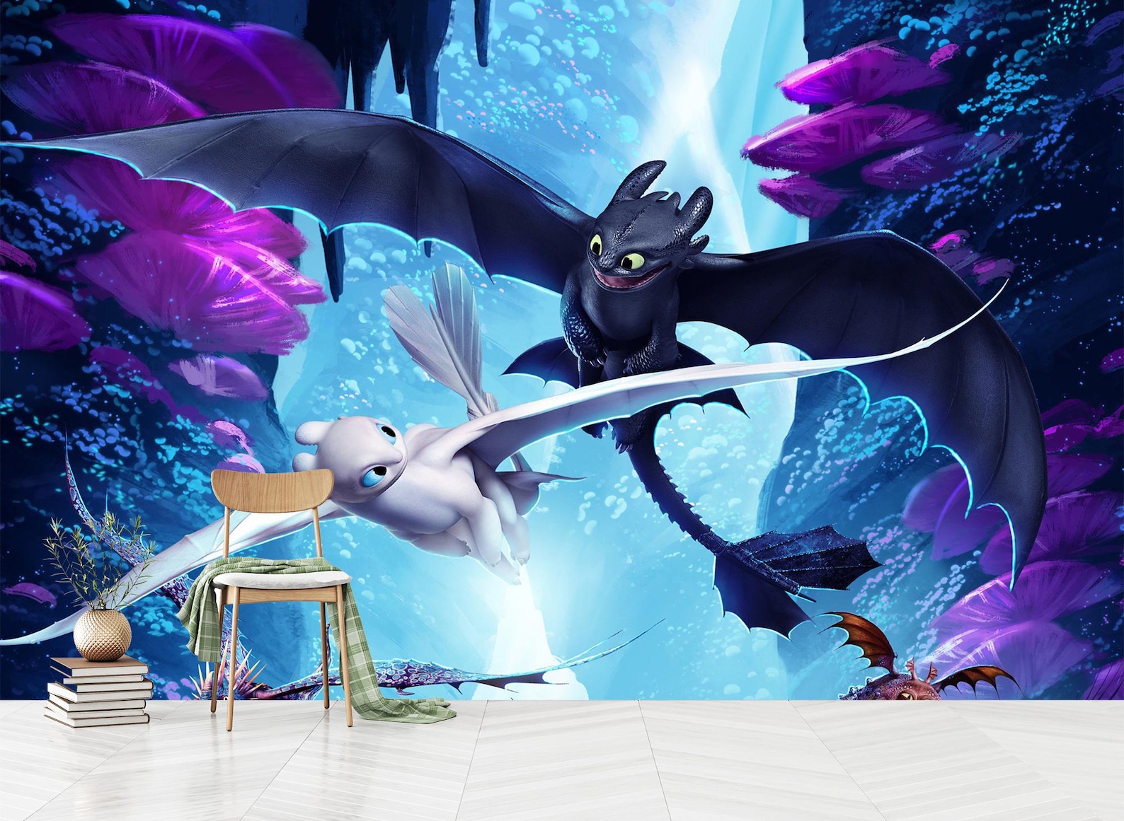 How to Train Your Dragon: the Hidden World Night Fury and Light Fury ...