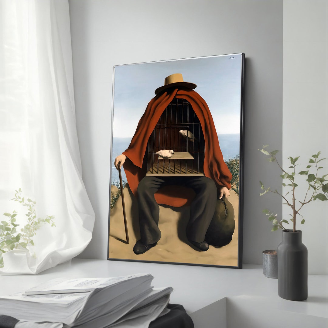 René Magritte Therapist Canvas Print, Famous Surrealist Art, Unique ...