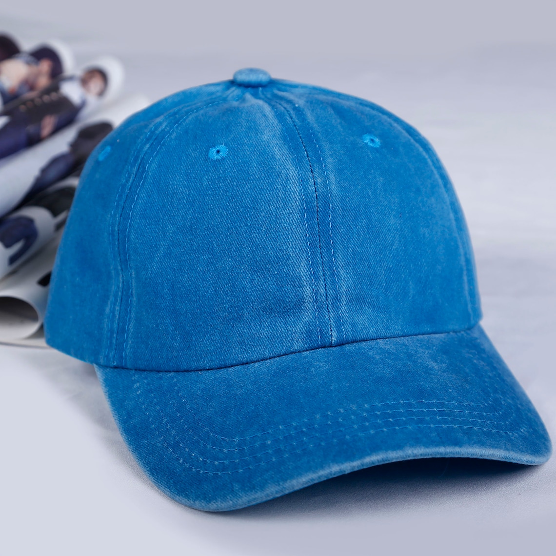 Custom Washed Dad Baseball Cap Embroidered Dad Hat Classic ...