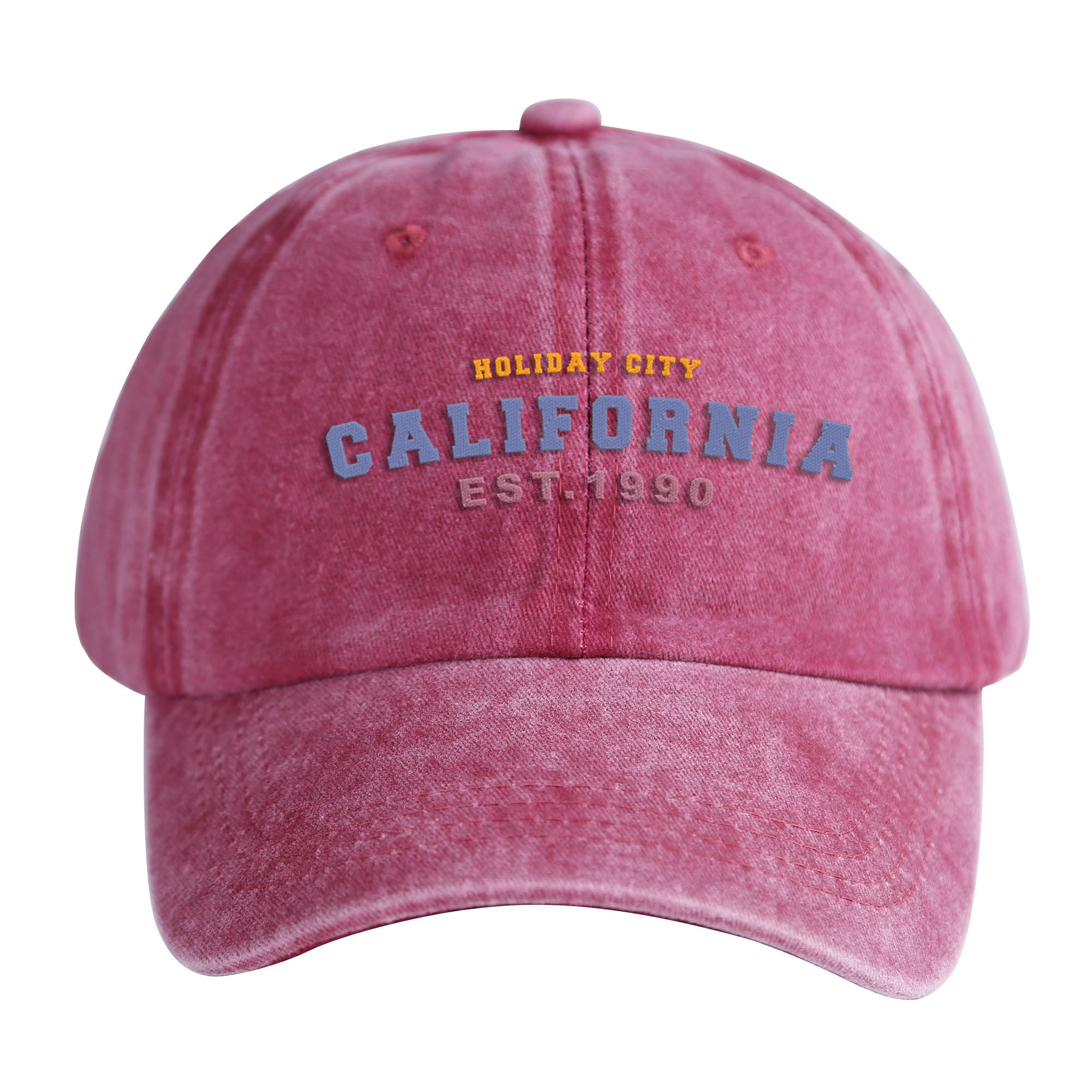 Custom Washed Dad Baseball Cap Embroidered Dad Hat Classic ...