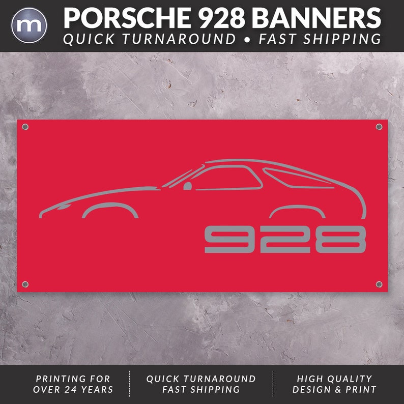 Porsche 928 Vinyl Banner - Etsy