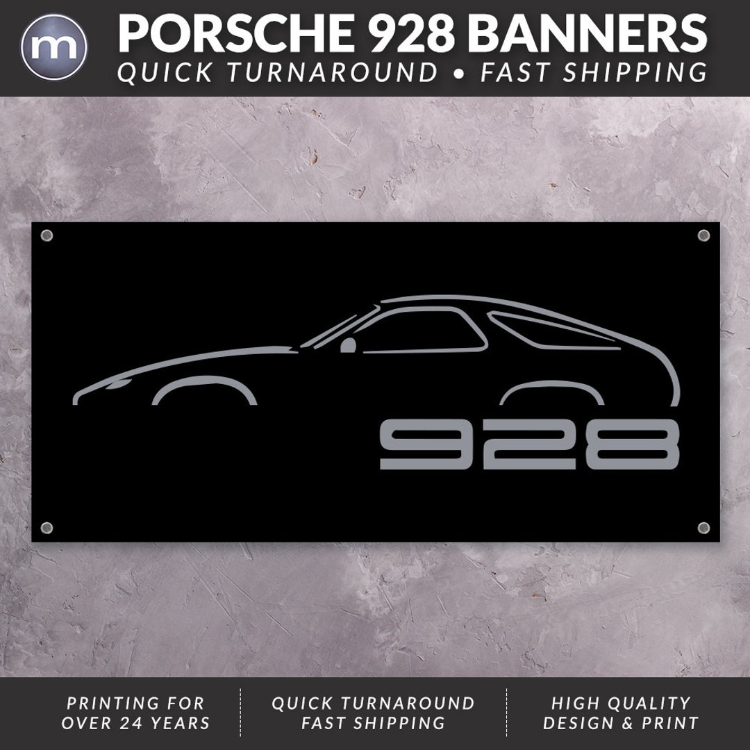 Porsche 928 Vinyl Banner - Etsy