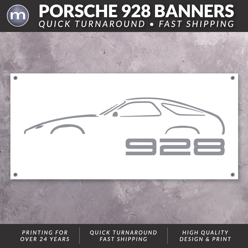 Porsche 928 Vinyl Banner - Etsy