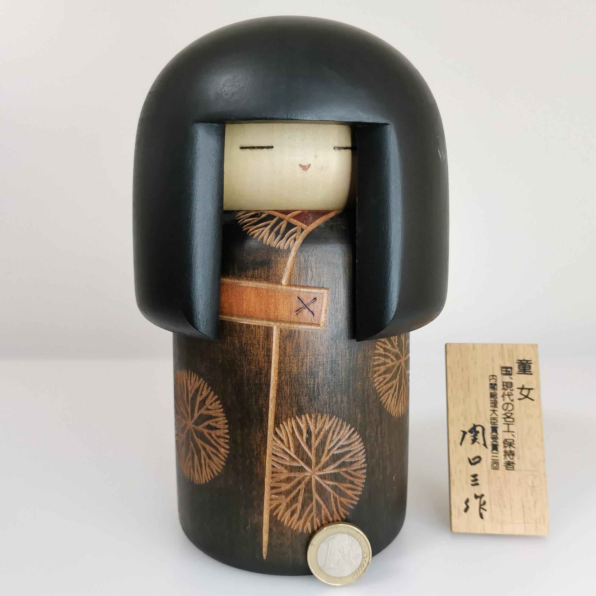 Bob Hair Style Japanese Kokeshi Doll “dojo” by Master of Modern Kokeshi ...