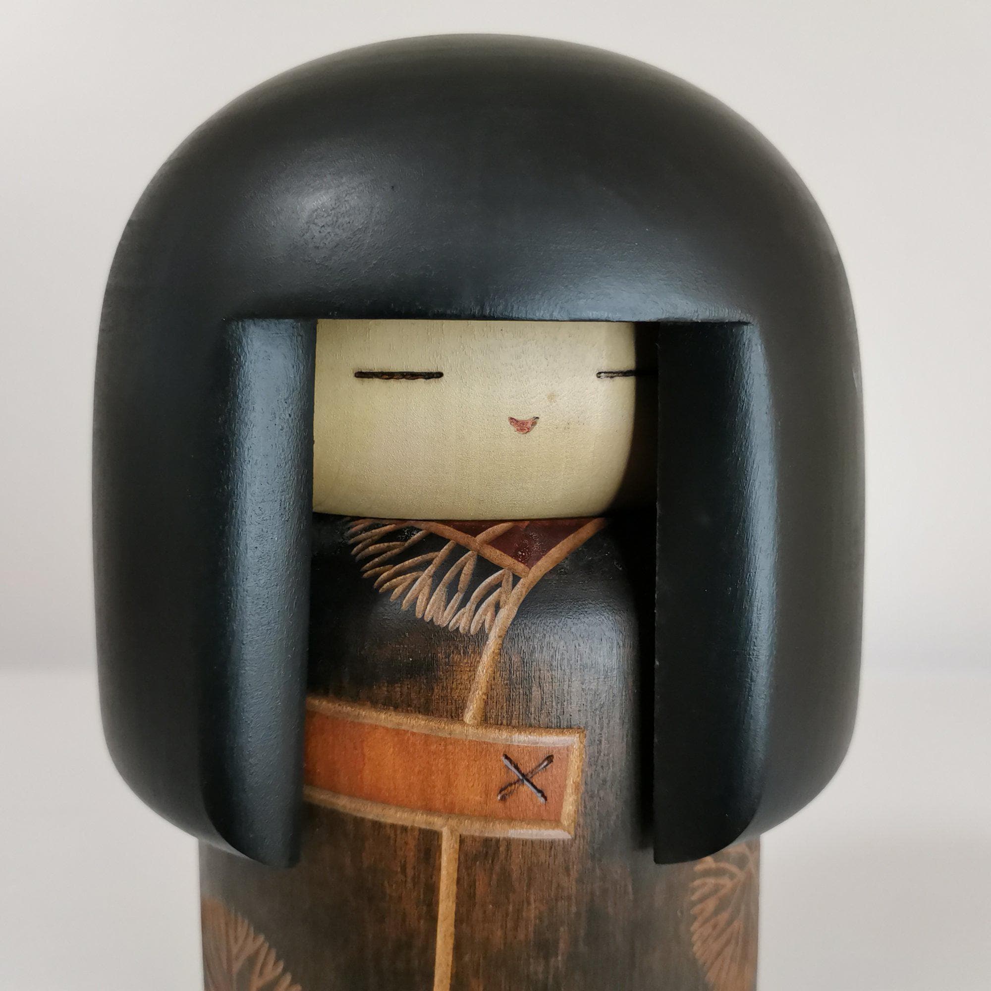 Bob Hair Style Japanese Kokeshi Doll “dojo” by Master of Modern Kokeshi ...