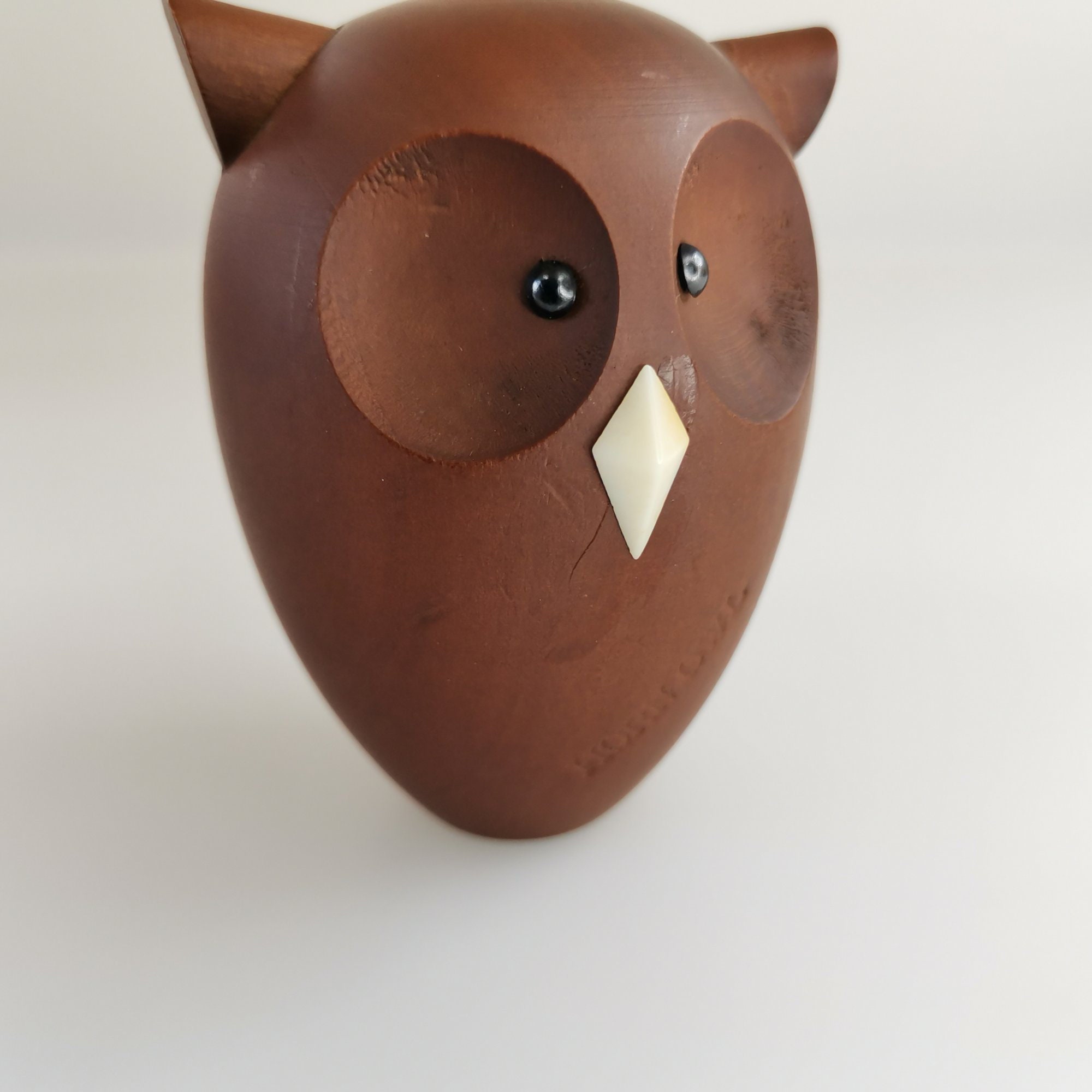 3 Japanese Vintage Wooden Animal Figurines Owl - Etsy