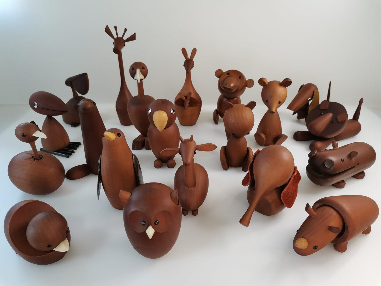 20 Types Senshukai Complete Set Vintage Wooden Animal Figurines - Etsy