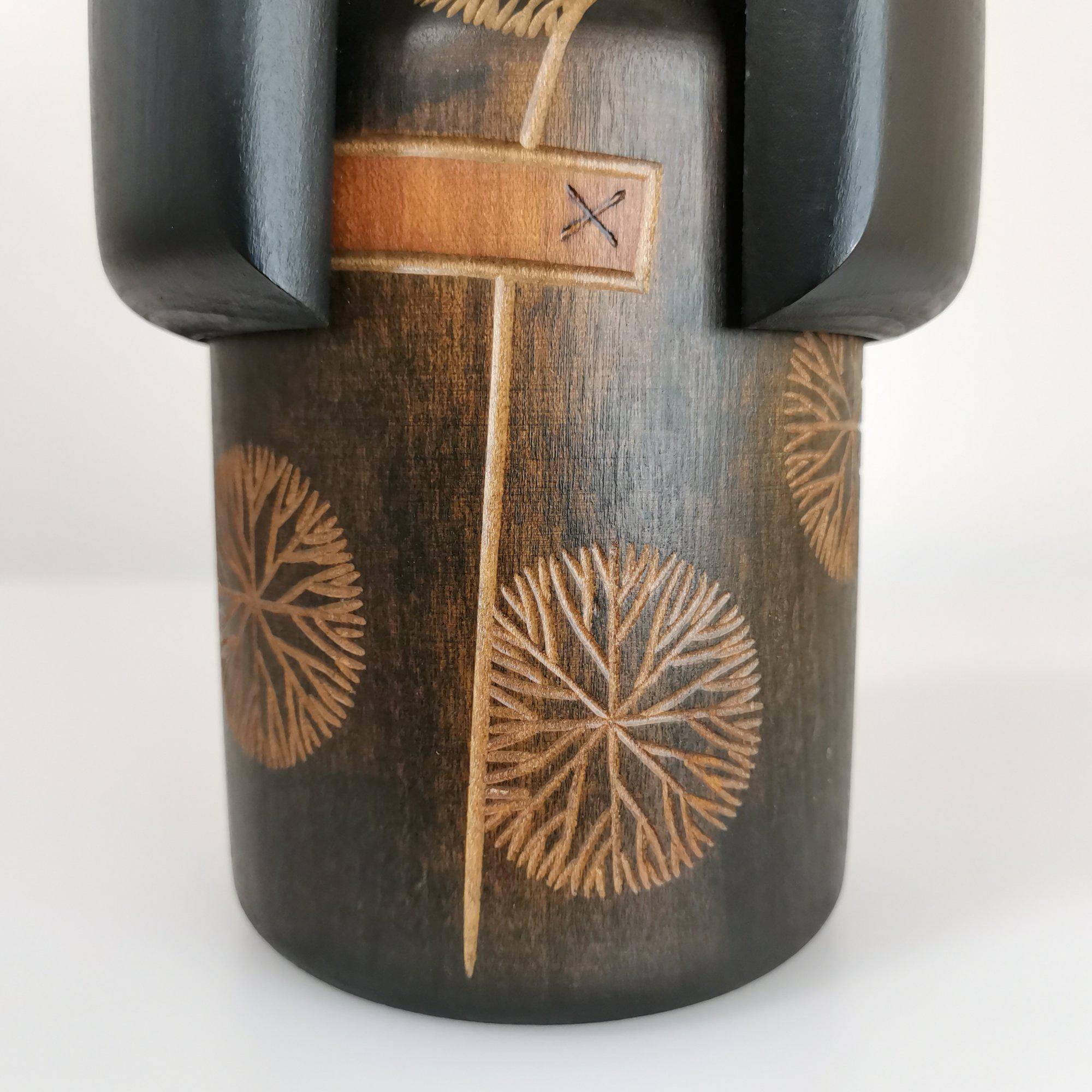 Bob Hair Style Japanese Kokeshi Doll “dojo” by Master of Modern Kokeshi ...