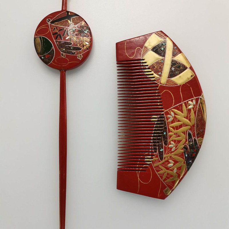 Traditional Japanese Hair Pins - Etsy