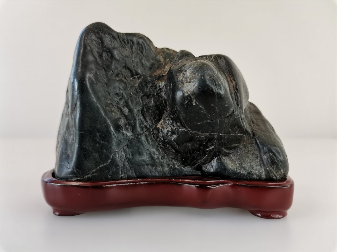 Vintage Suiseki Mountain Viewing Stone Japanese Rock Kitakamigawa-ishi ...
