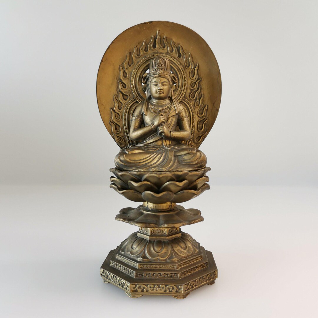 Vintage Amitabha Buddha Statue by Makita Shuun Buddhist Zen 15cm* - Etsy