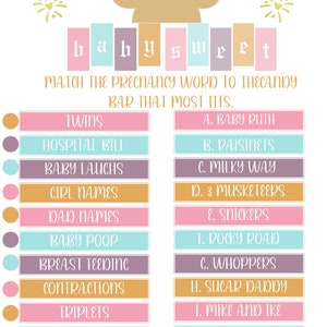 Babyland Bingo Cards,bonus Baby Shower Games Disneyland Themed ...