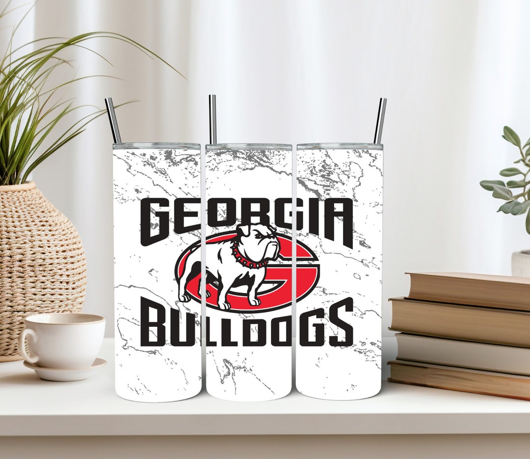Georgia Bulldogs Tumbler Wrap 20 Oz Tumbler Wrap-instant Digital Download sports Tumbler Wrap ...