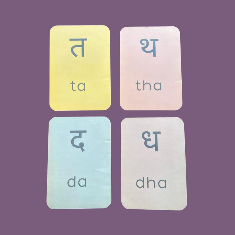 Buy Hindi Alphabets Flashcards | Letters and Words With English ...