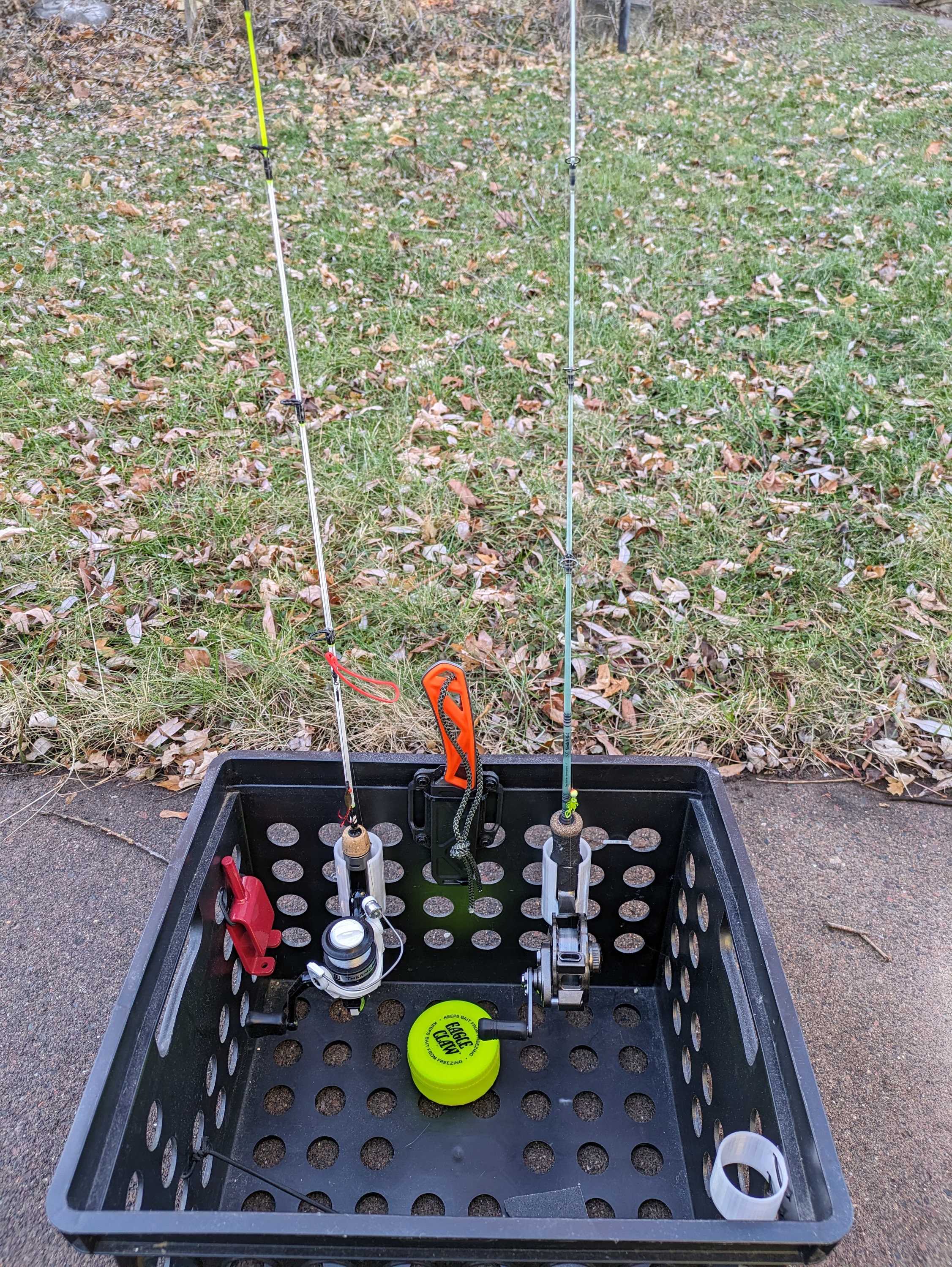 Ice Fishing Rod Holder 3D Printed (pack of 2) - Etsy