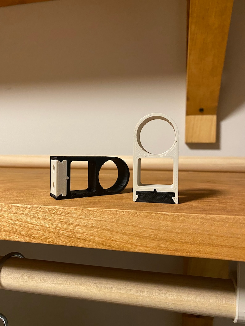 3D Printable Rod Support System for Closet and Shelf Organization - Etsy