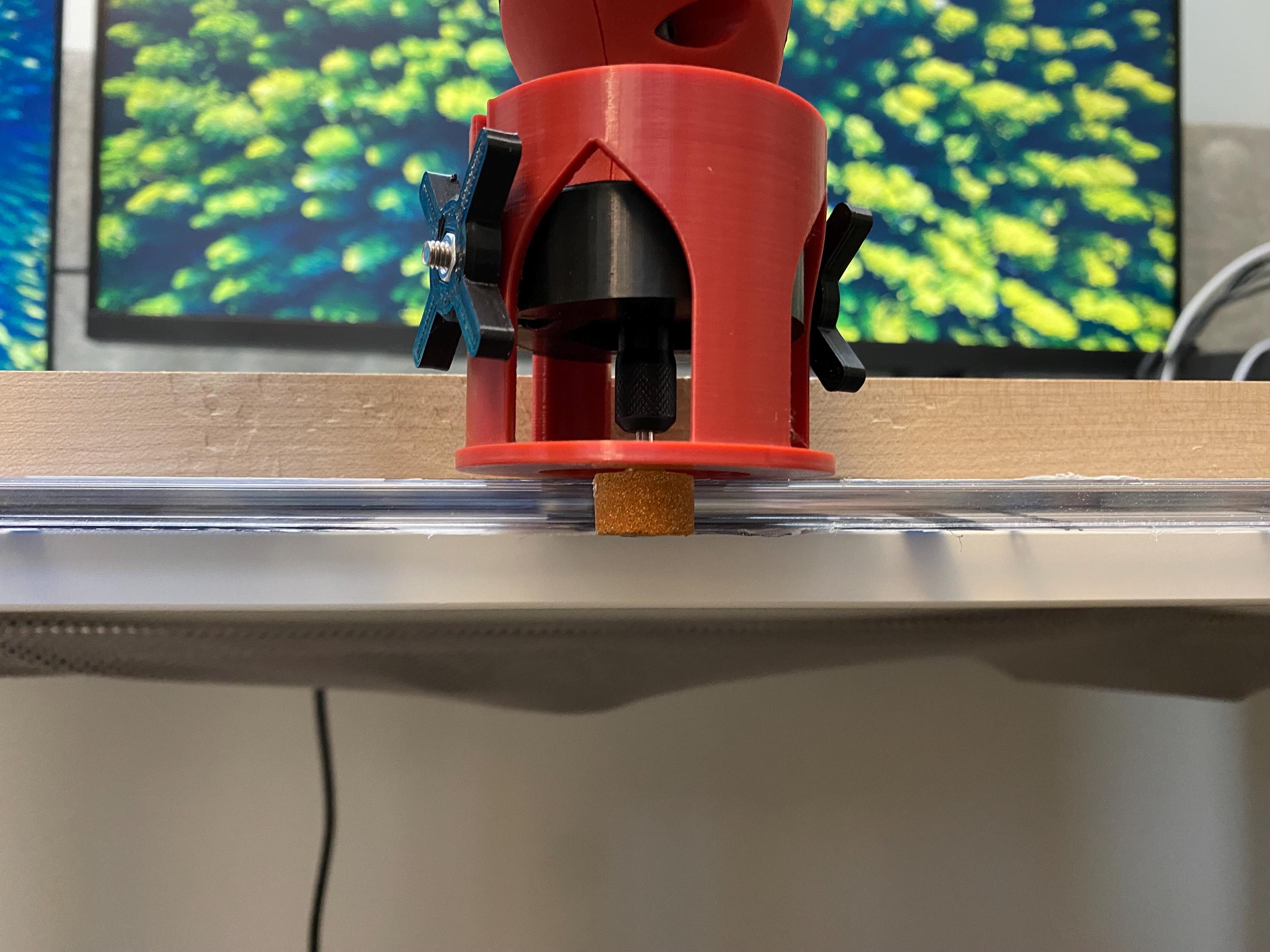 3D Printable Adjustable Router Conversion Kit for Milwaukee Rotary Tool ...