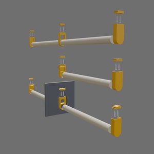 3D Printable Rod Support System for Closet and Shelf Organization - Etsy