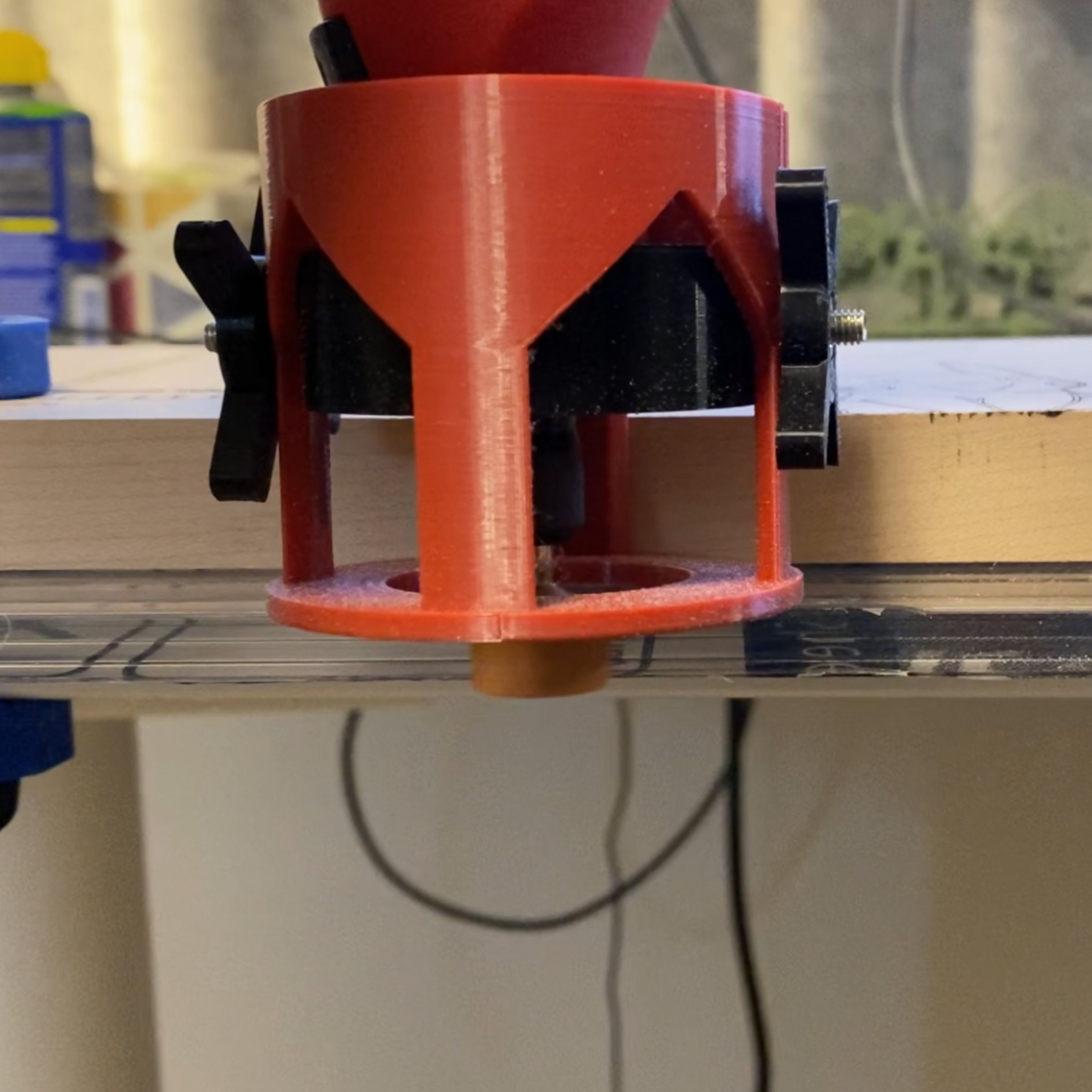 3D Printable Adjustable Router Conversion Kit for Milwaukee Rotary Tool ...