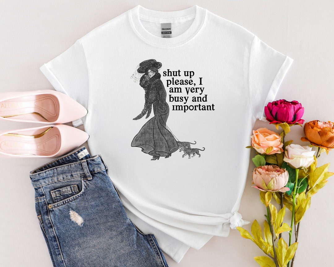 Shut up Please I Am Very Busy and Important Cats Tank, Cat Lover Shirt ...