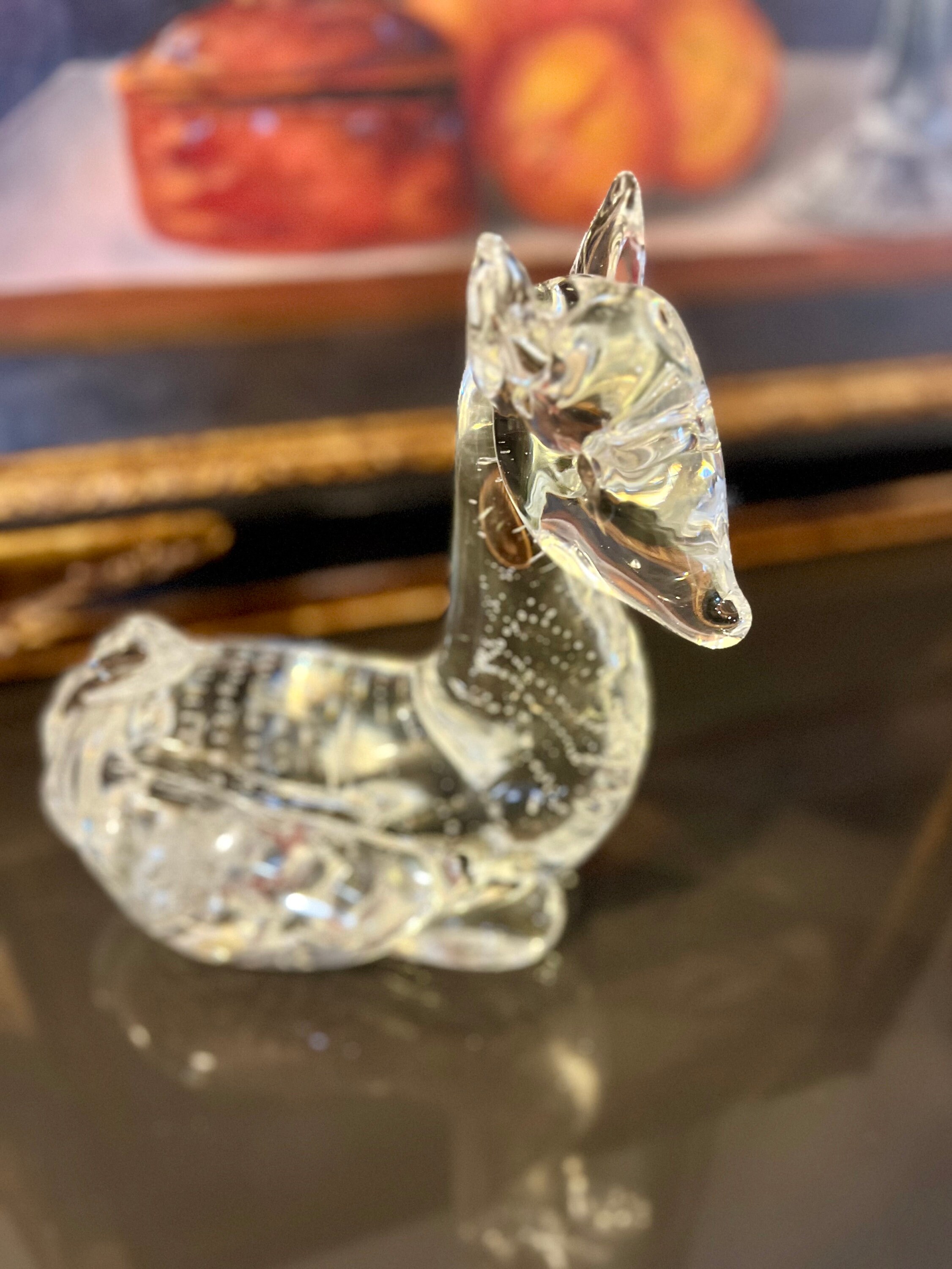 Vintage Altaglass Mouth Blown Glass Deer. - Etsy