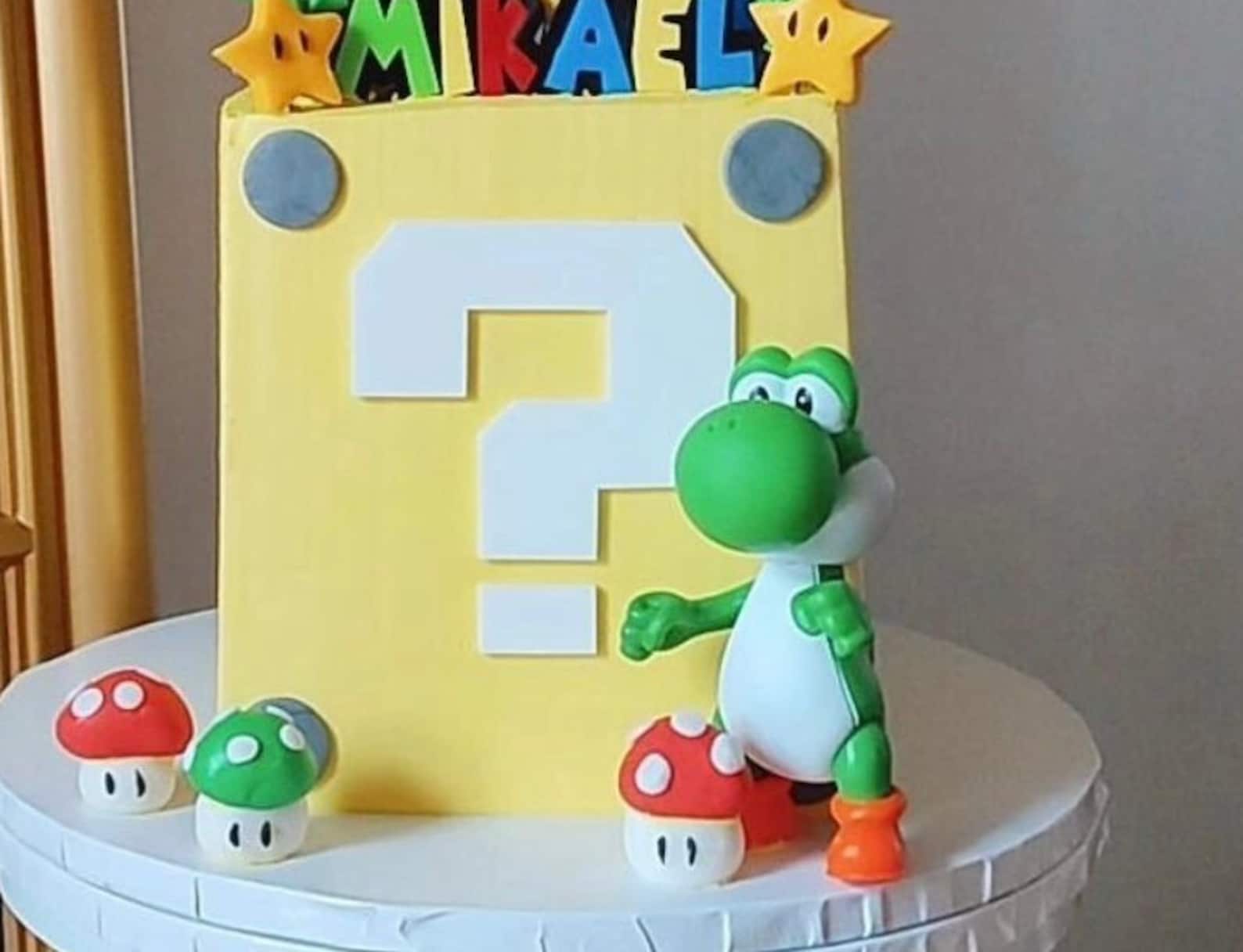 SUPER MARIO INSPIRED Acrylic Topper 3D Acrylic Topper 3D Name Charm 3D ...